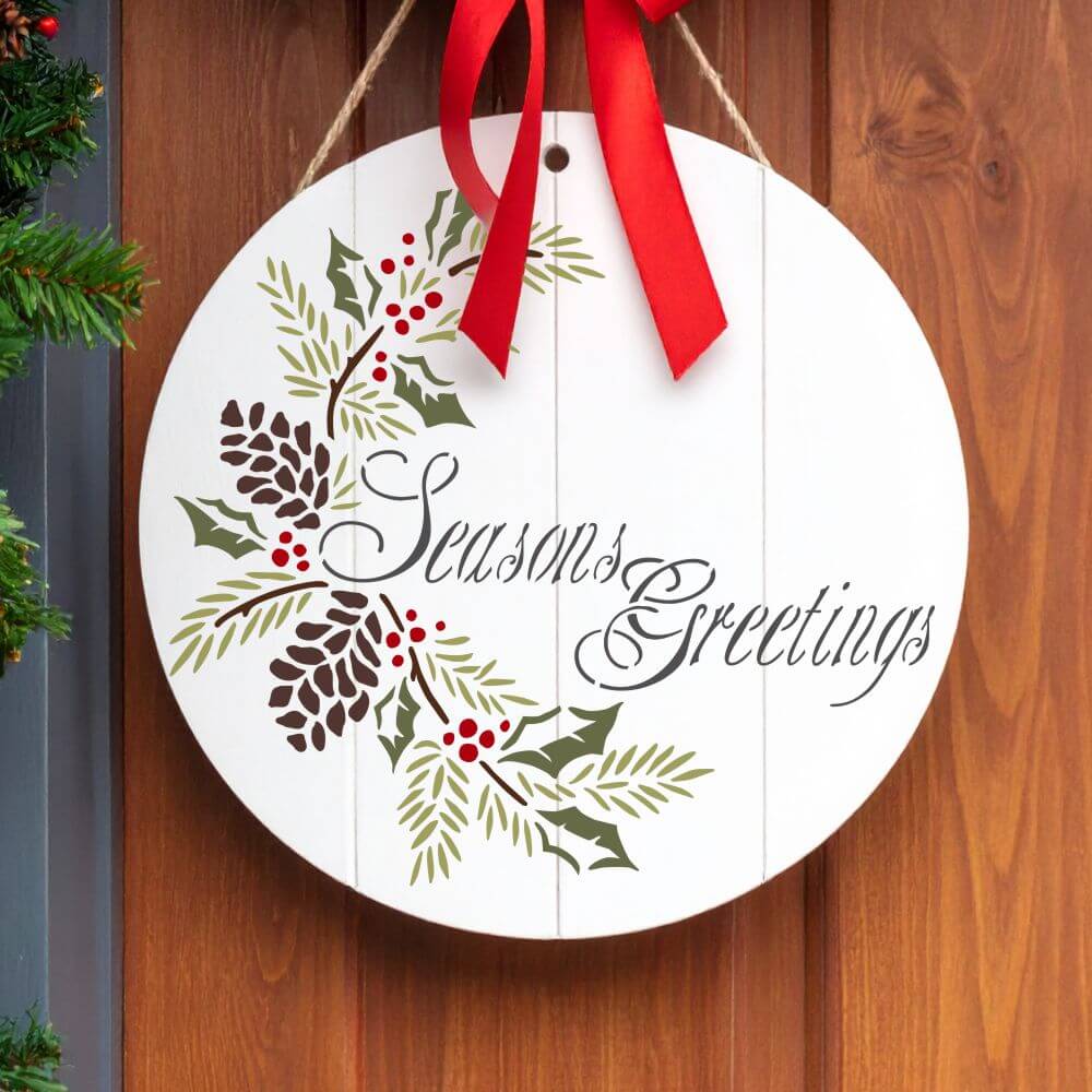 Round Door Sign Stencils | Designer Stencils