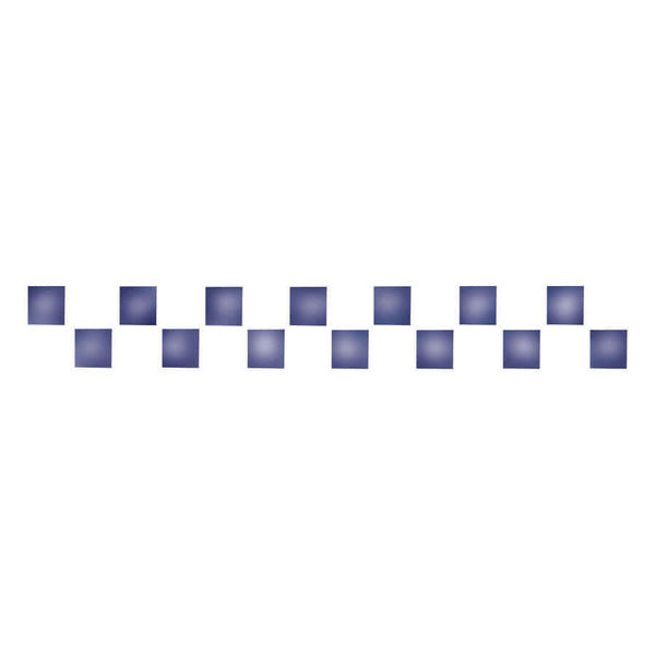 1 Inch Checkerboard Wall Stencil Border
