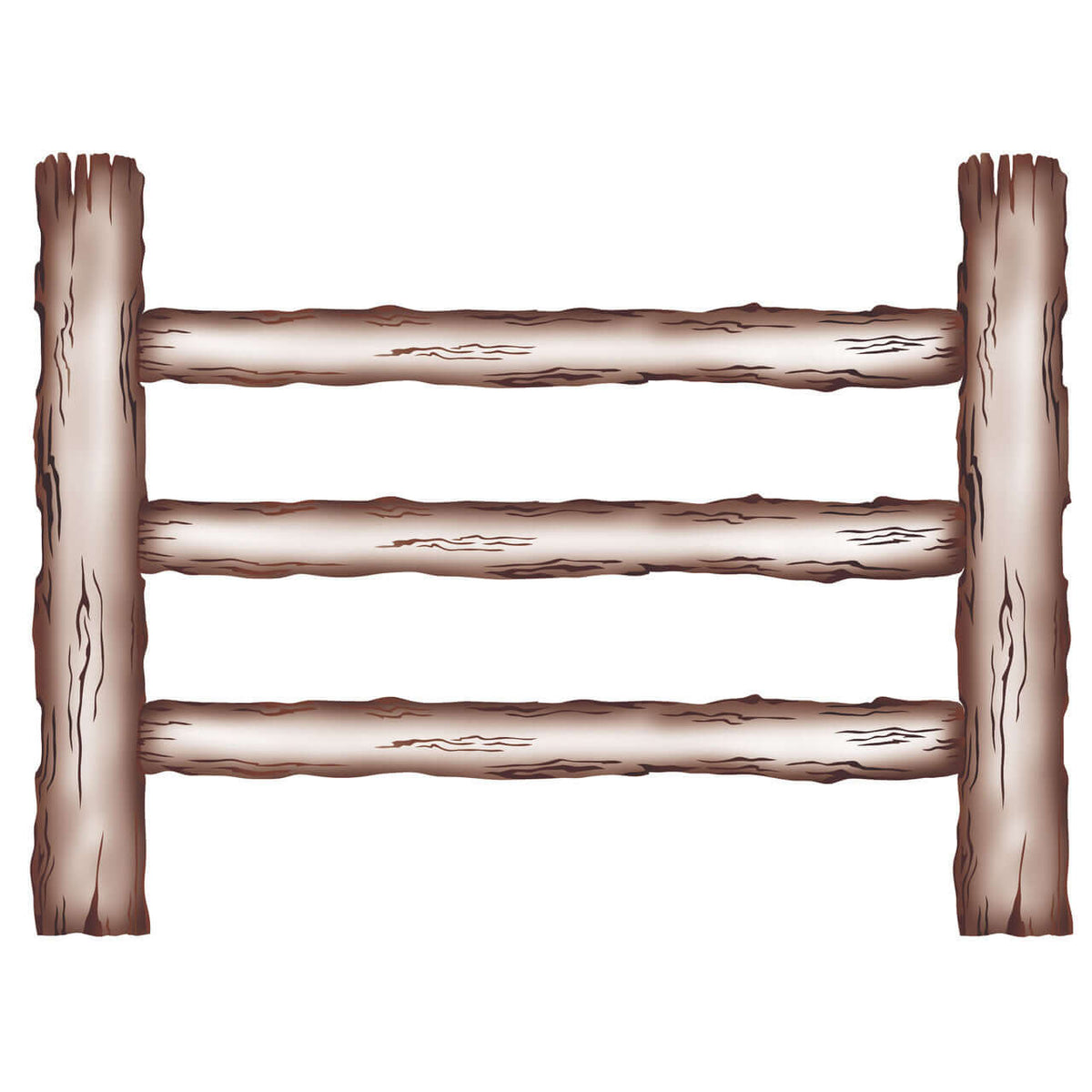 Split Rail Fence Stencil | Designer Stencils