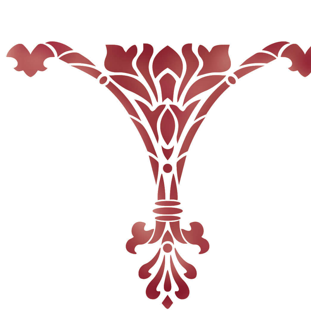 Victorian Motif | Wall Stencil by Designer Stencils
