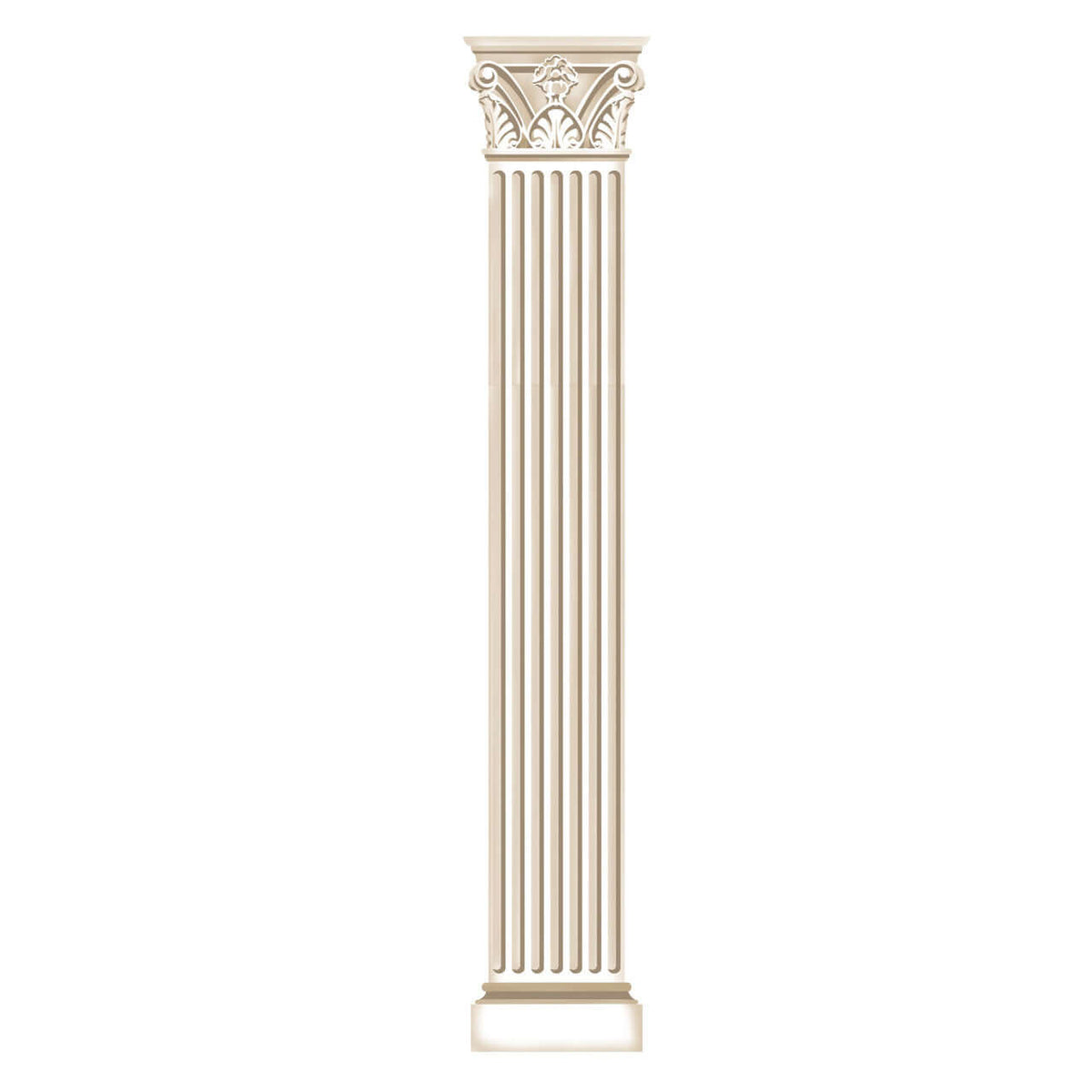 Column with Capital Wall Stencil