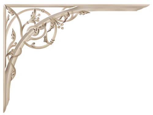 Scroll Design | Corner Stencils for Walls and Doorways