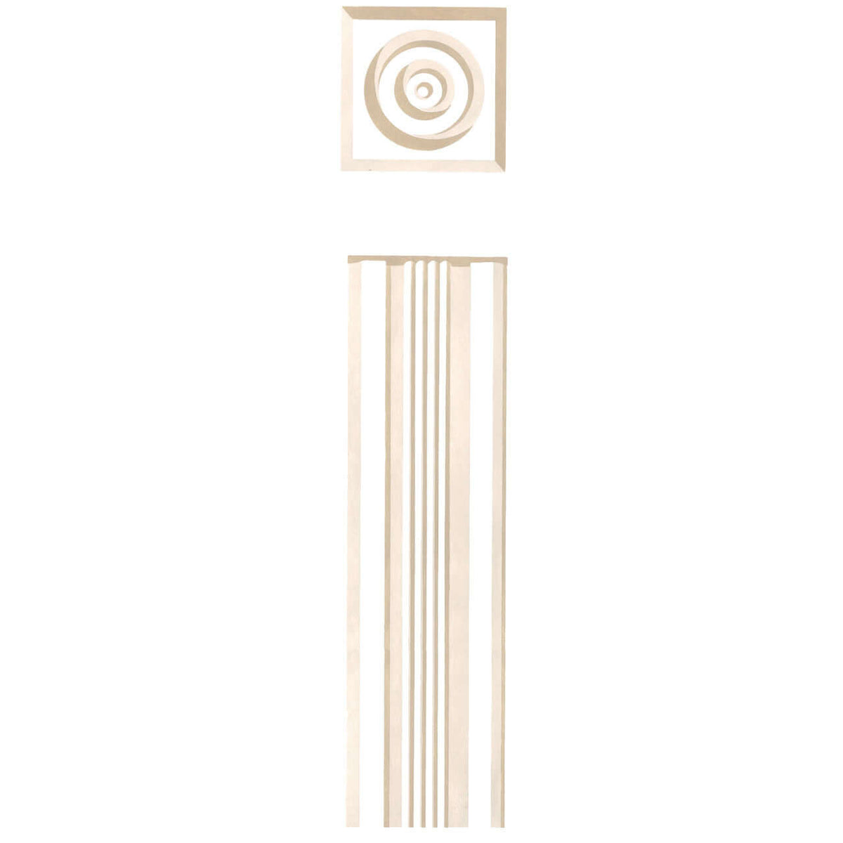 Door Casing Molding Stencil for Walls