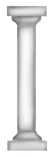 Thin Column Stencil for Walls and Decor