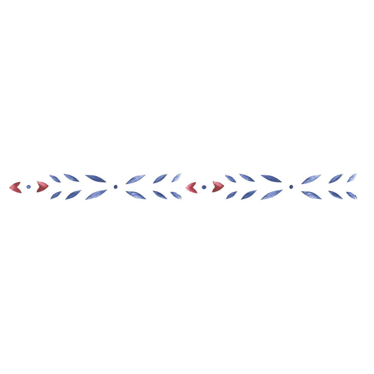 1 Inch Colonial Stencil Border for Walls