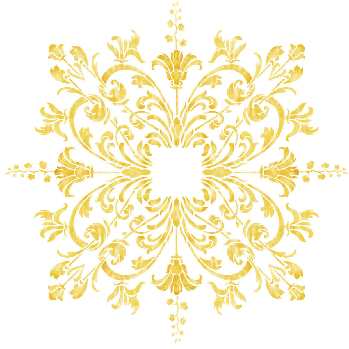 Turn of the Century Medallion Stencil for Walls and Ceilings