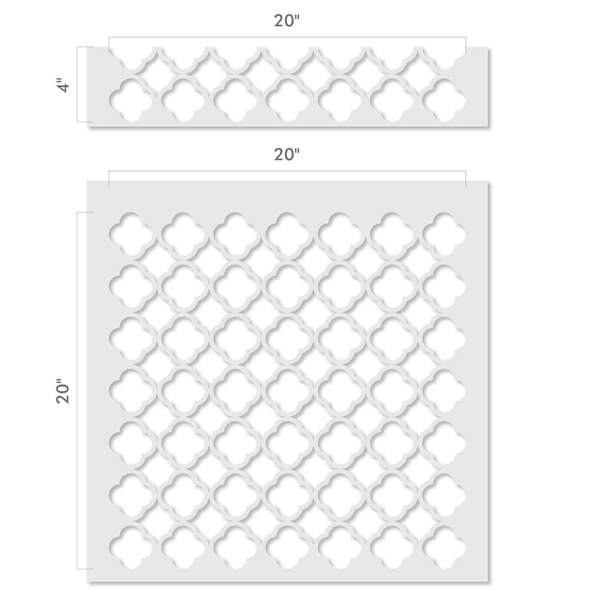 Quatrefoil Wall Stencils | Allover Patterns