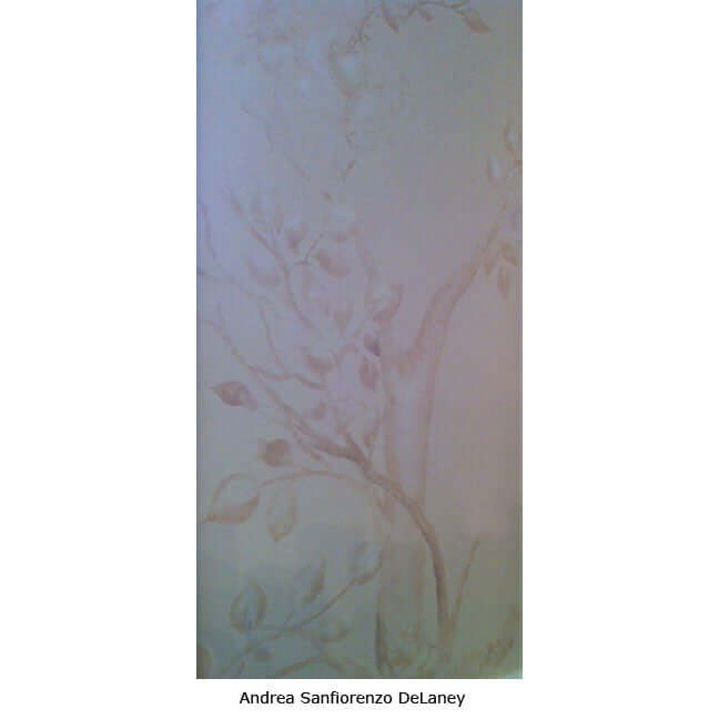 Complete Eight Foot Tall Tree Wall Stencil Kit