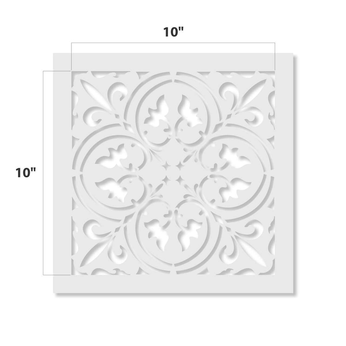 Scroll Tile | Stencils from Designer Stencils