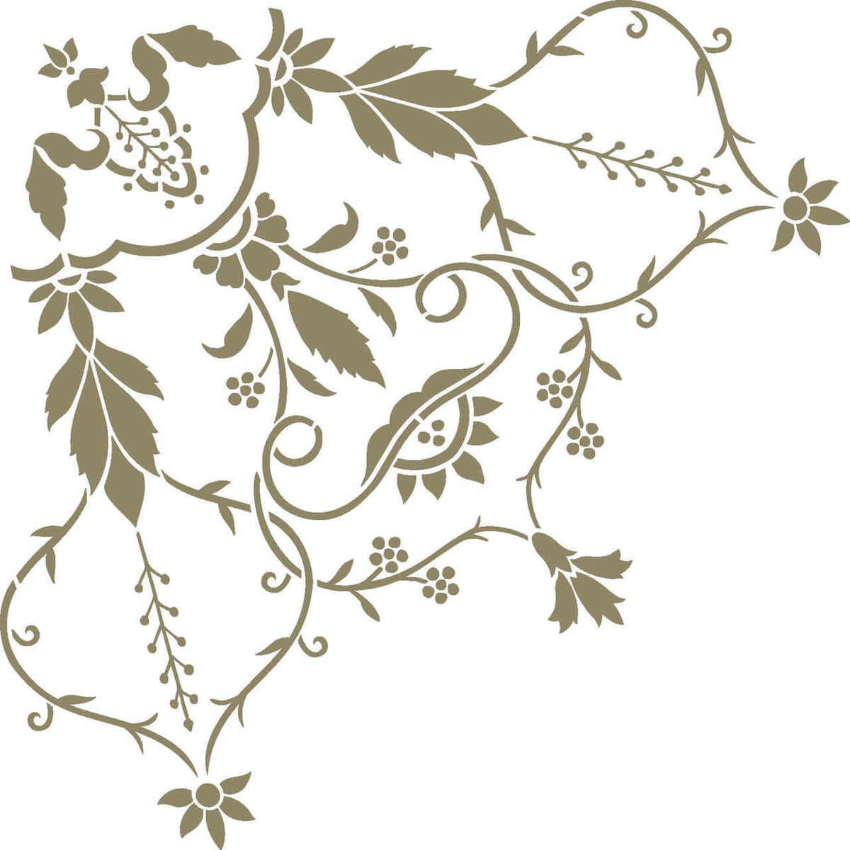 Corner Embossing Stencil |Winterthur Philadelphia Collection