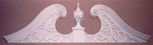Colonial Pediment Wall Stencil | Jeff Raum
