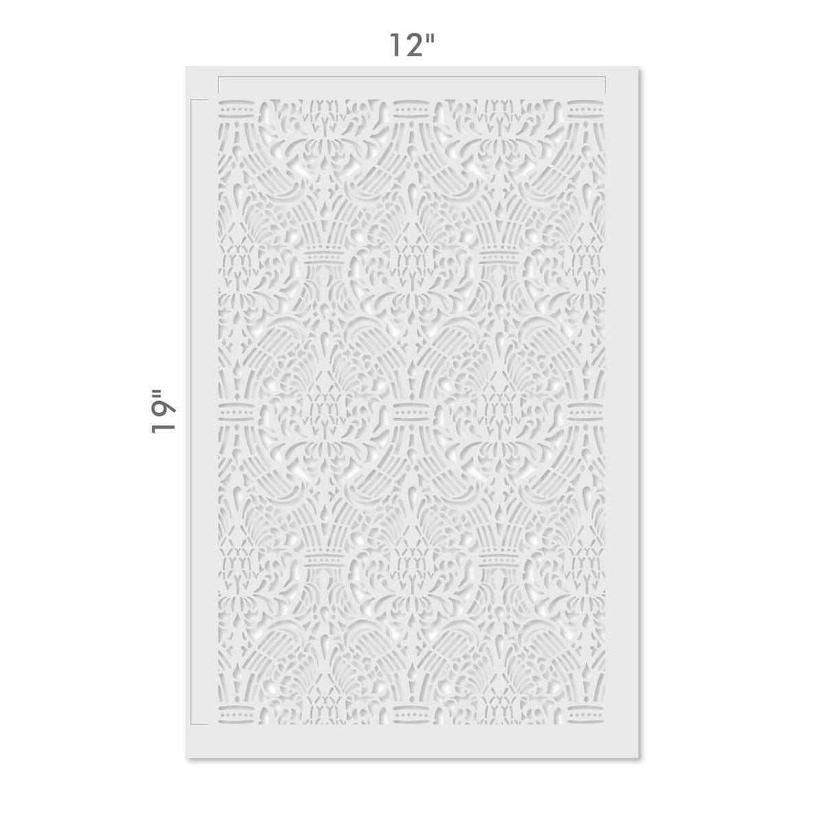 Persian Fabric Wall Stencil | Designer Stencils