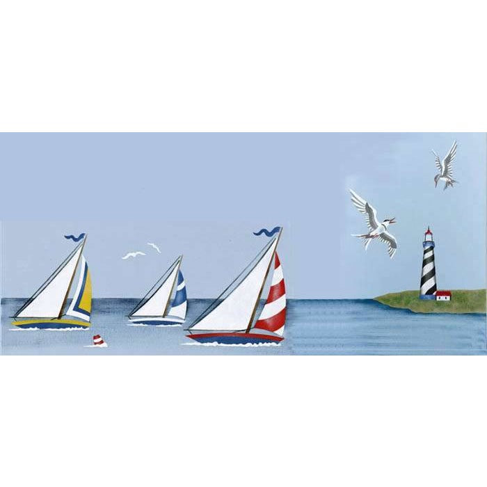 Lighthouse and Terns Stencils