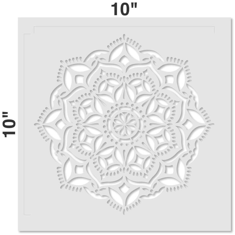 Karma Mandala Stencil | Designer Stencils