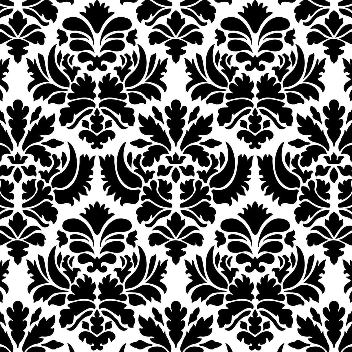 Damask All Over Pattern Stencil | Designer Stencils