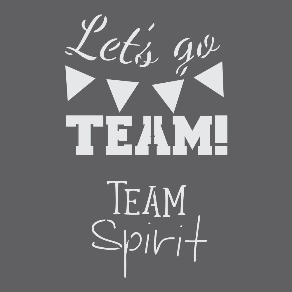 Team Spirit Stencils