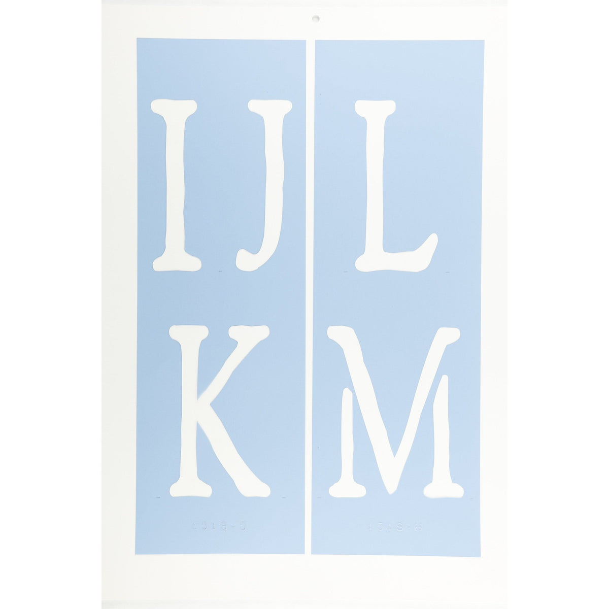 Rustic Letter Stencil Set