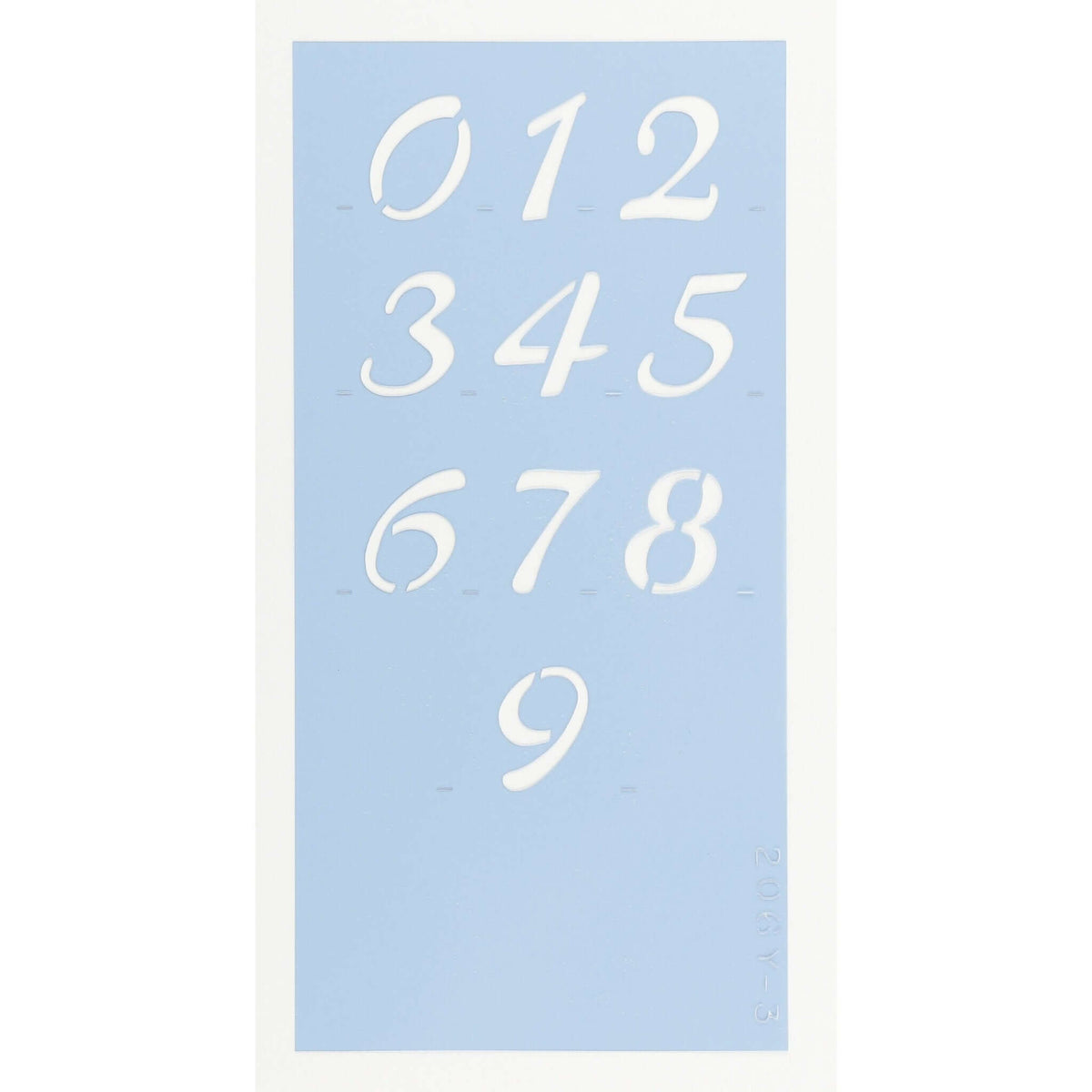 Airfoil Letter & Number Stencil Set | Crafty Stencils