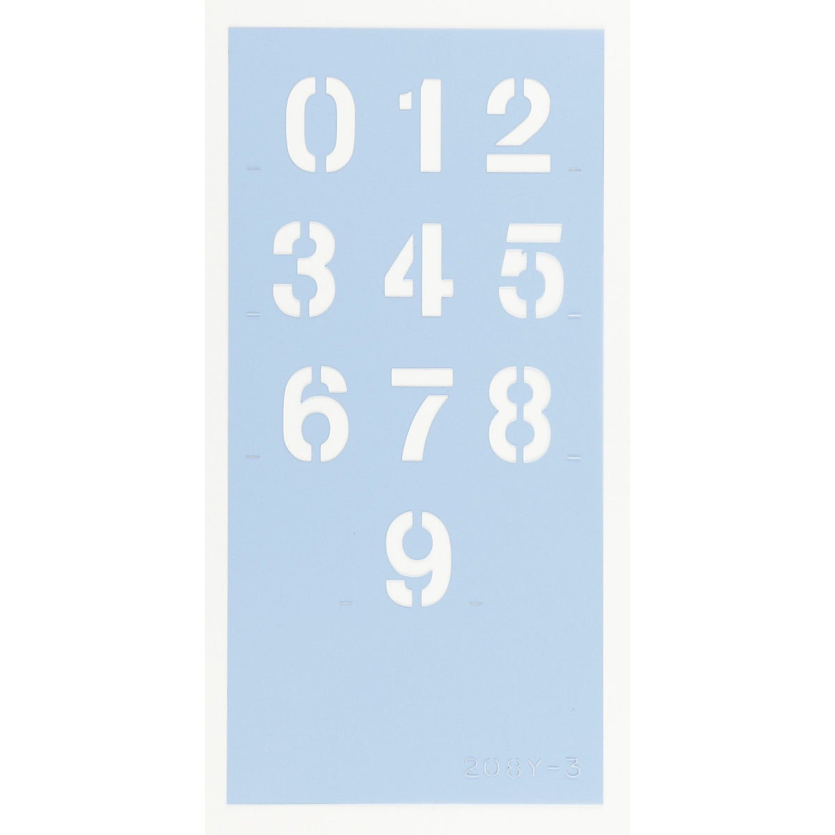 Arial Letter & Number Stencil Set
