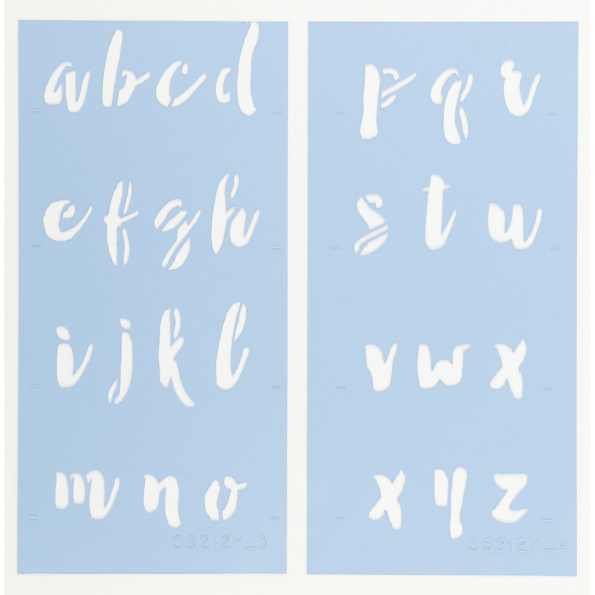 Dahling Letter & Number Stencil Set
