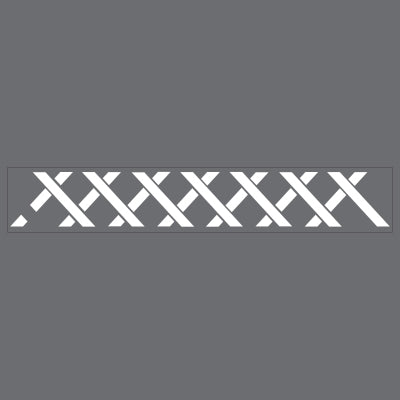 Lattice Border and Long Format Stencils